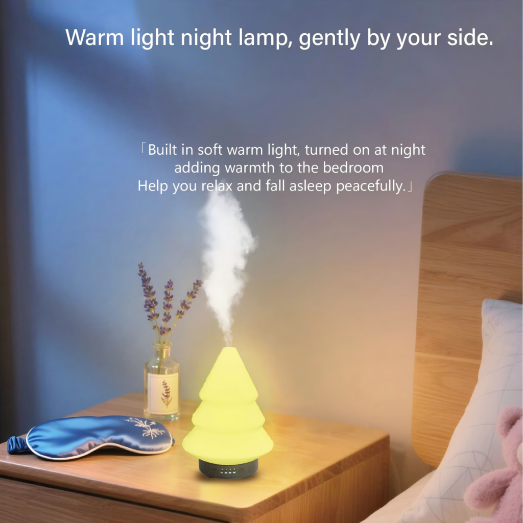 WP-177 Chrismas Tree Mini 120ML Essential Oil Diffuser